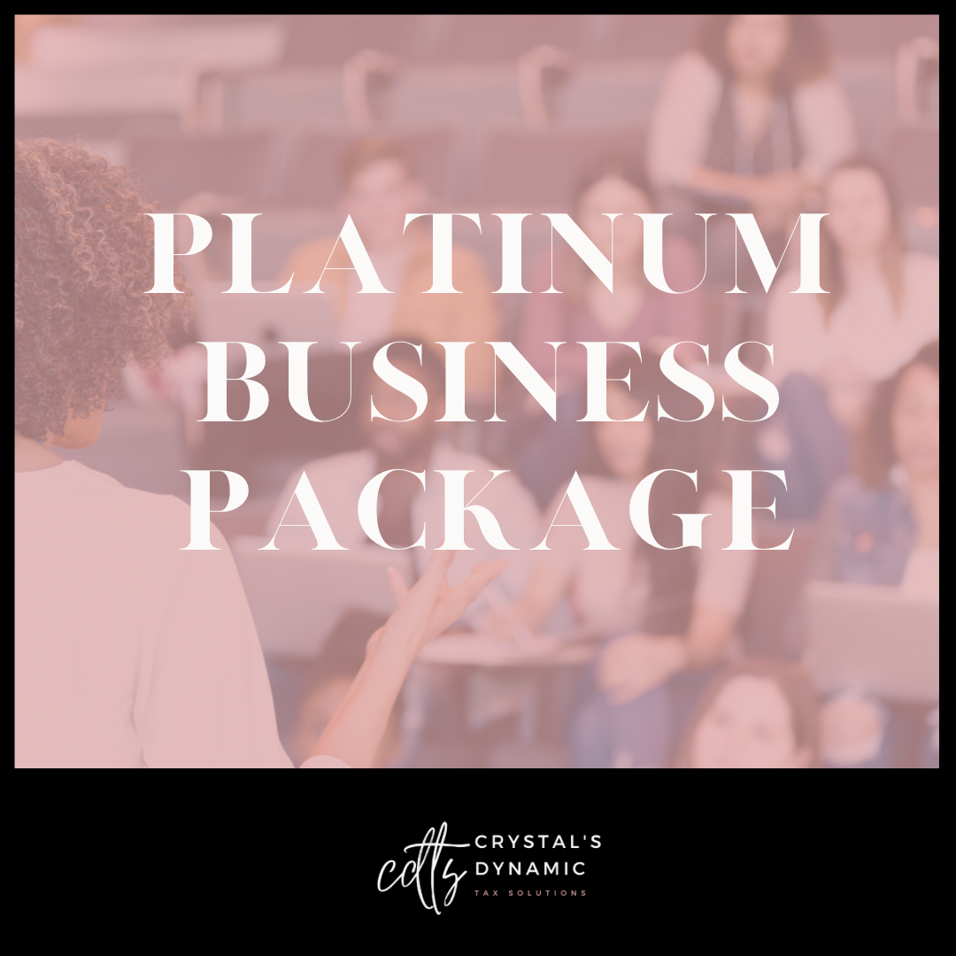 Platinum Business Registration Package – Crystal's Dynamic Tax Solutions